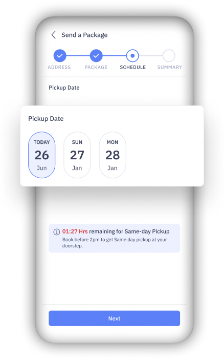 Book A Courier Online with Doorstep Pickup